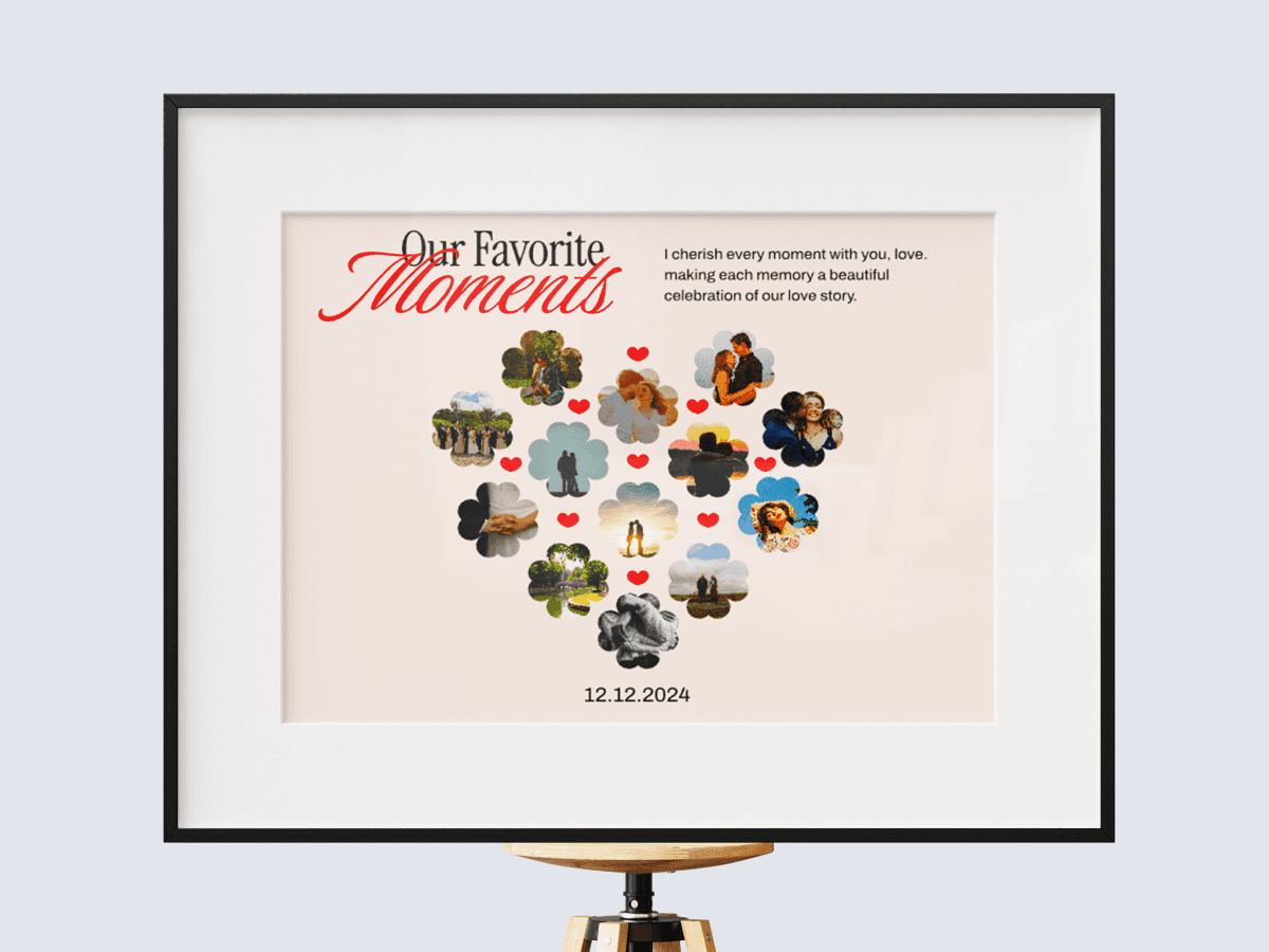 Free Heart Collage Maker: Design Heart-Shaped Photo Collages