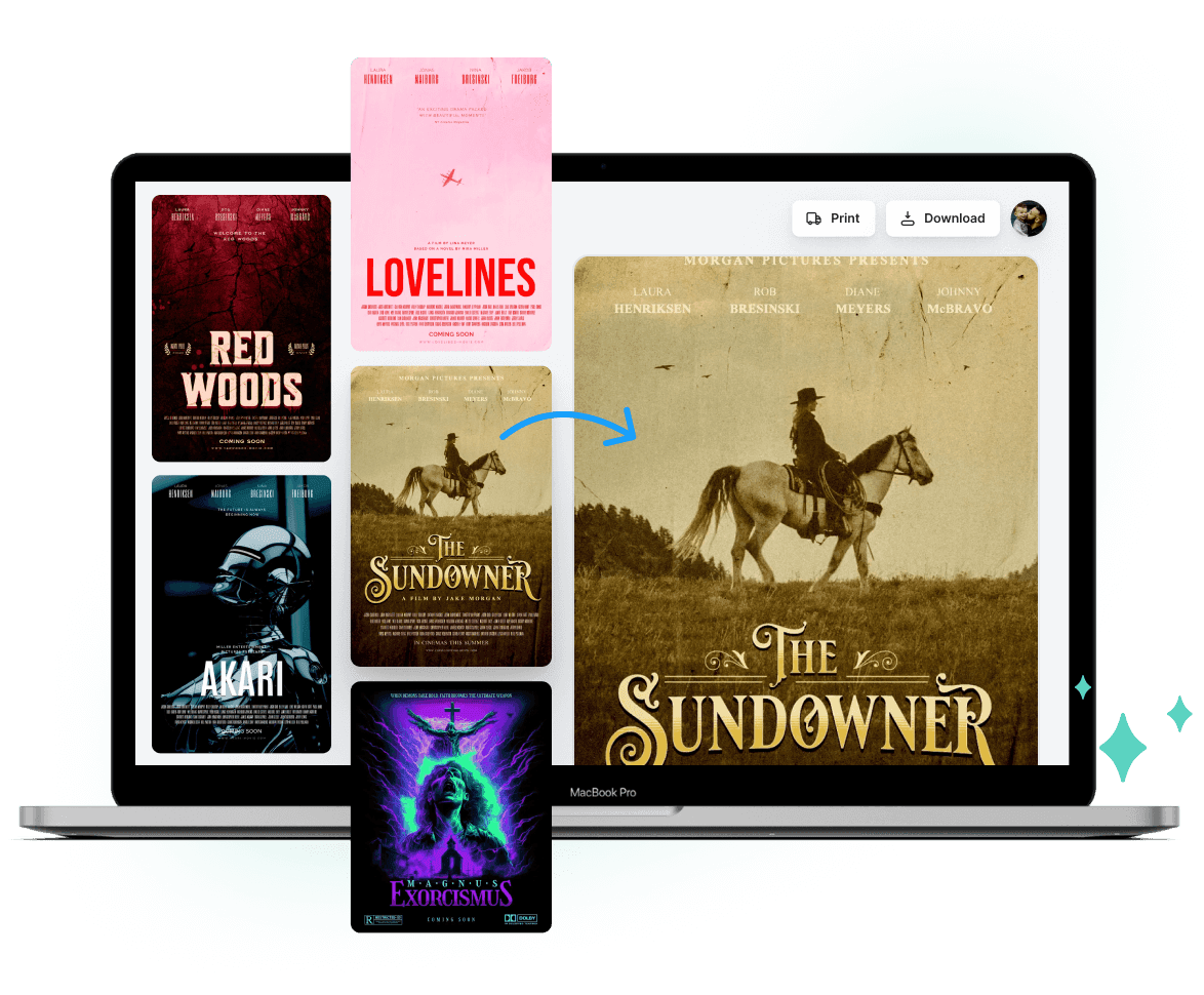 Free Online Movie Poster Maker - Create a Film Poster Kittl